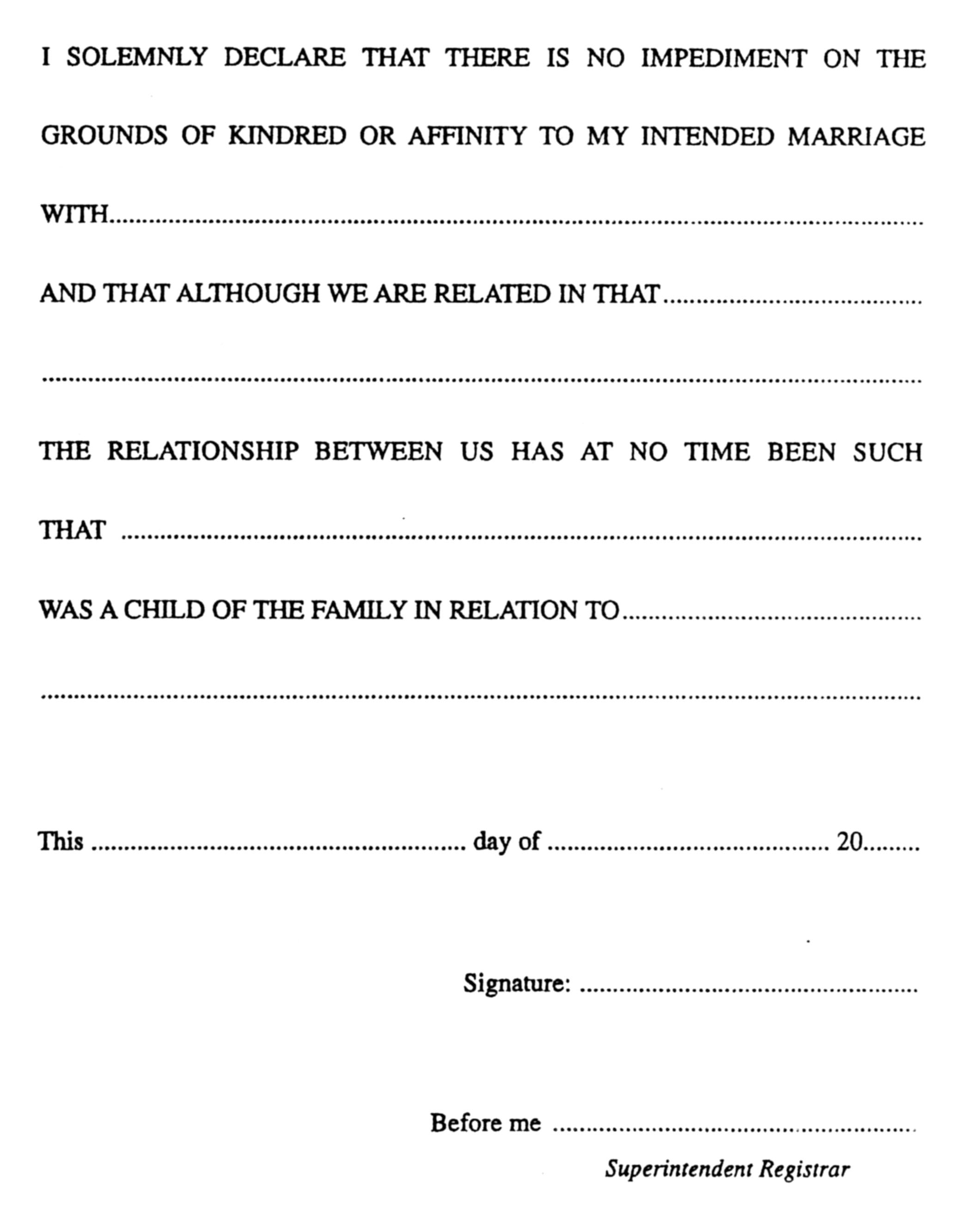 Marriage and Civil Status (Forms, Registration and Fees) (Jersey) Order ...